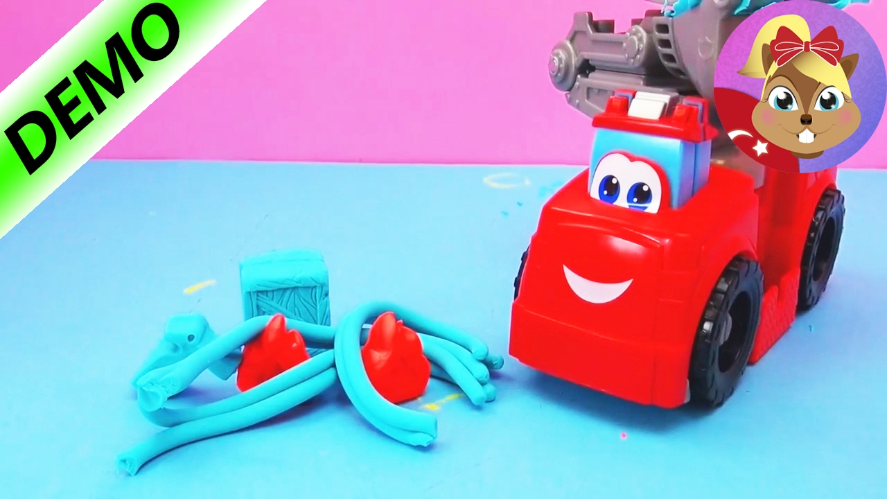 Play-Doh Fire Truck Boomer Diggin Rigs Chuck and Friends Demo - YouTube