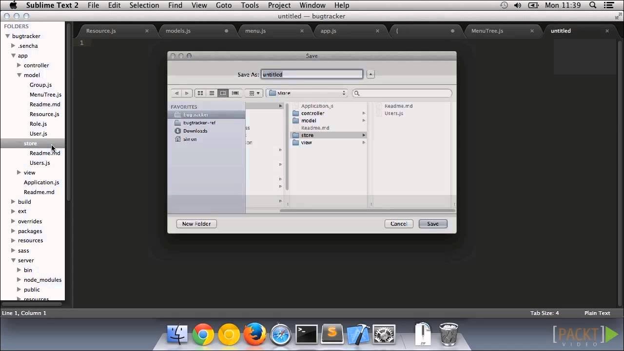 Building Applications with Ext JS Tutorial: Dynamic Menus | packtpub.com - YouTube