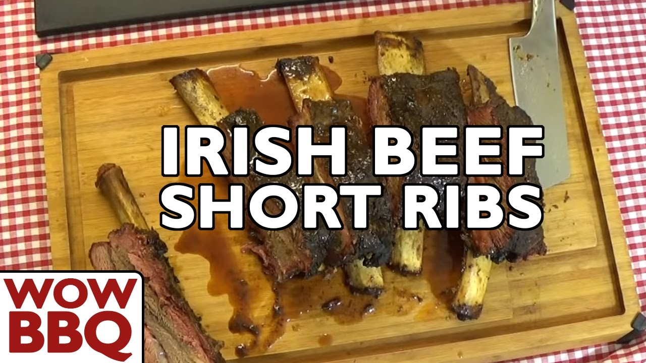 Weber Smokey Mountain - Irish Beef Ribs - Minion Method - YouTube