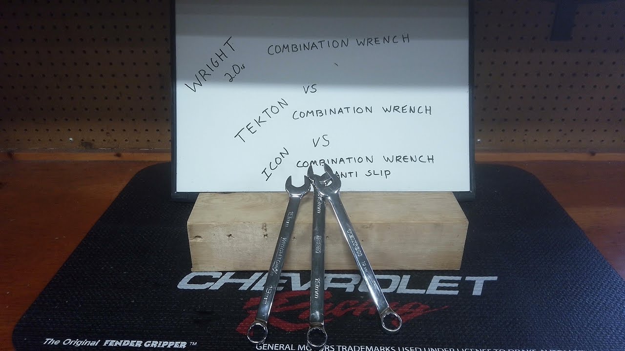 Wright 2.0s ,Tekton,Icon combo wrench test,which one grips the fastener ...
