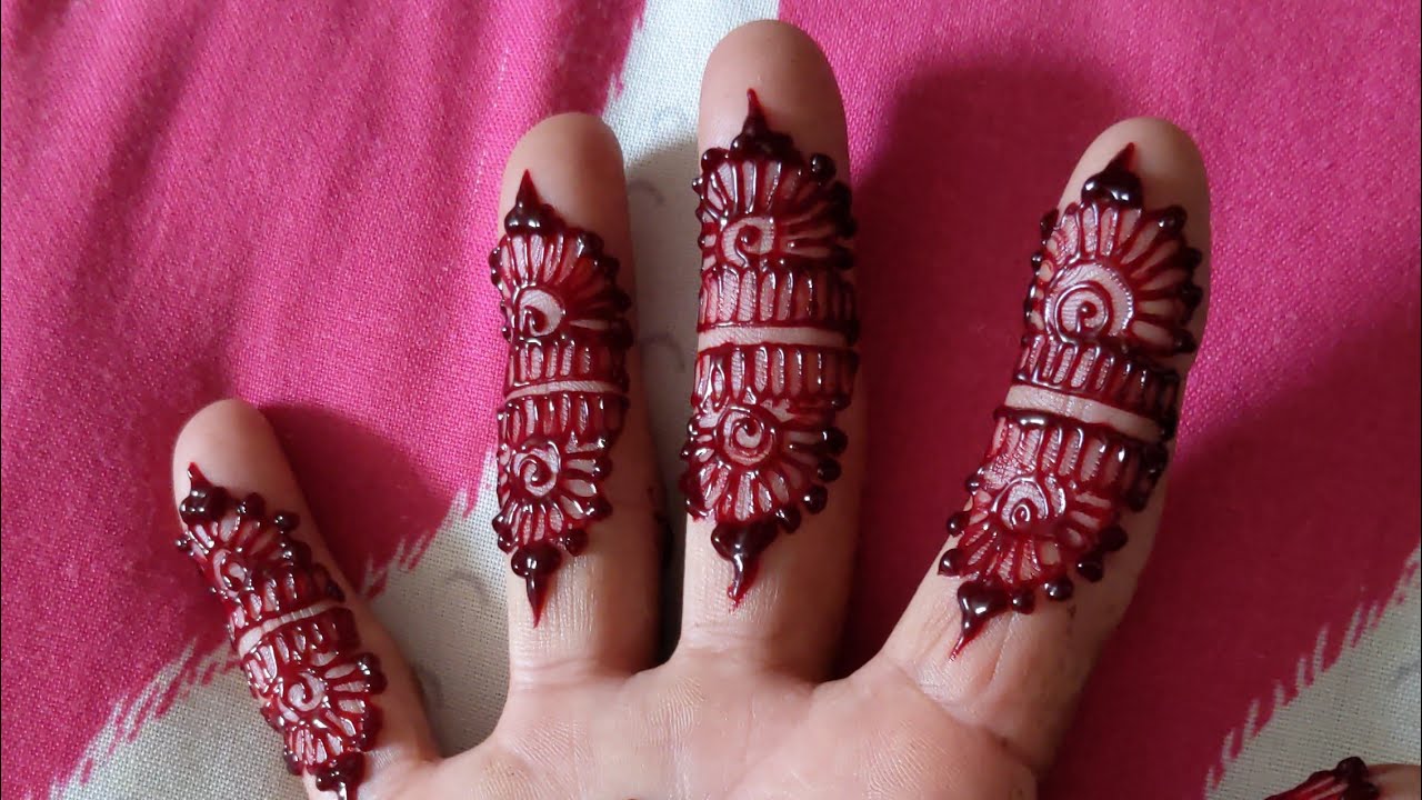 Beautiful Front Hand Goll Tikki Mehndi Design by Hamna Fashion Geek ...