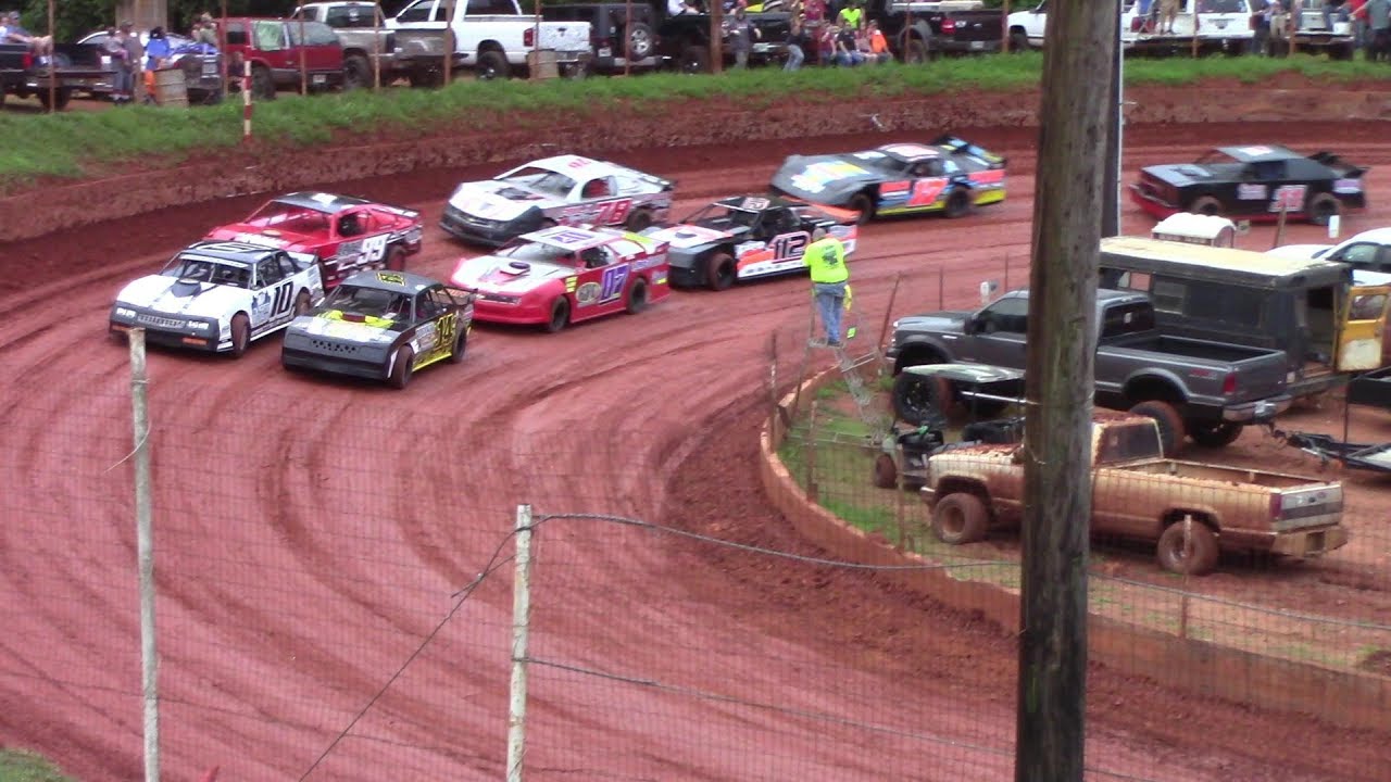 Winder Barrow Speedway Modified Street Feature Race 7/7/18 - YouTube