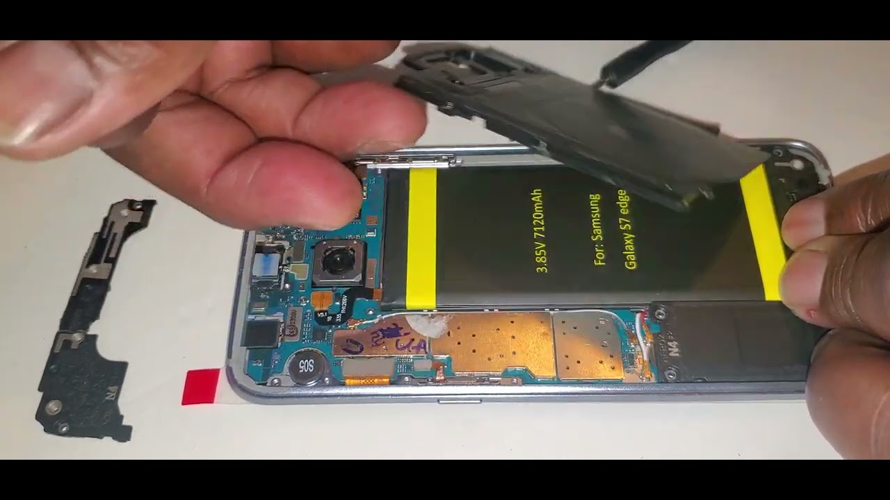 S7 Edge Battery Change (instruction video for my brother) - YouTube