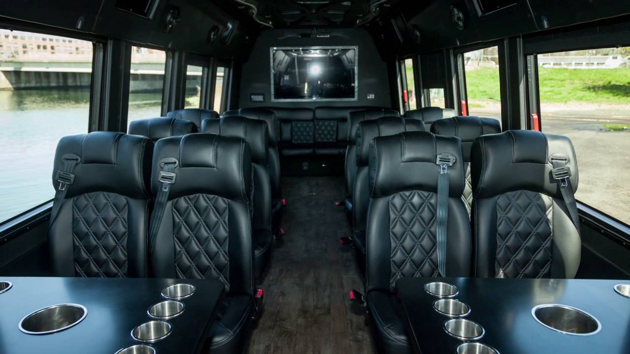Elite Limo CT - 28 Passenger Bus - YouTube