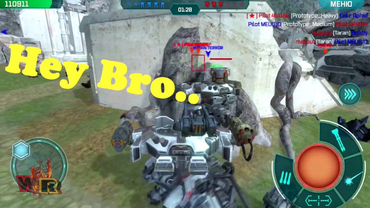 War robots TDM Playing Team Deathmatch Game mode - New cube weapon ...