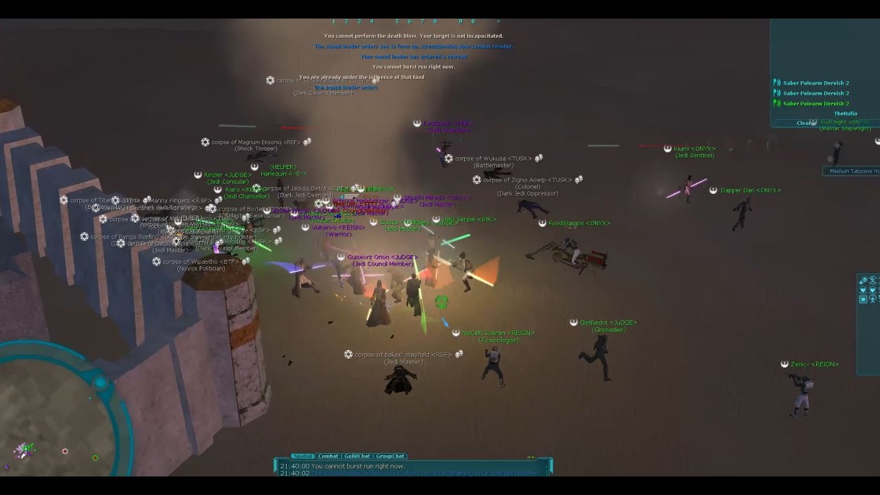 Star Wars Galaxies GCW World Record Wipe | SWGEmu Finalizer PvP - YouTube