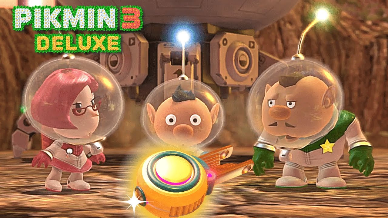 FIND The Cosmic-Drive key! | Pikmin 3 Deluxe ENDING (Save Captain ...