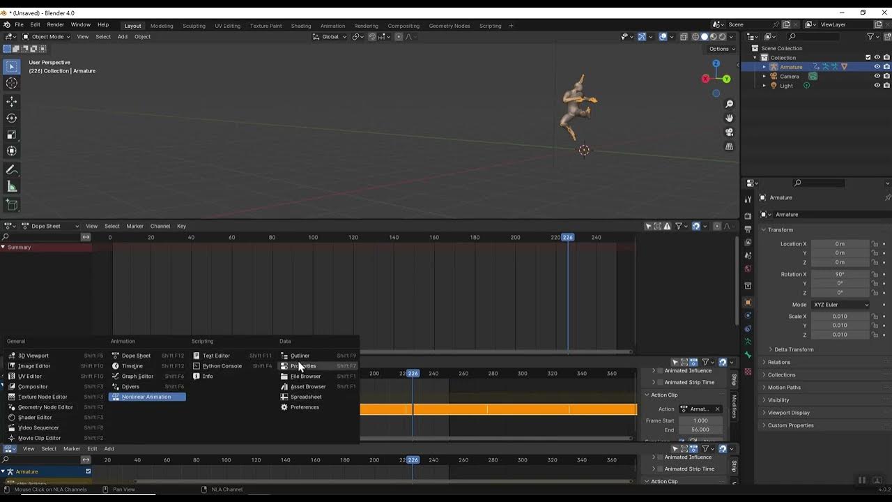 Auto Rig Character in Mixamo and Import into Blender Part-2 - YouTube