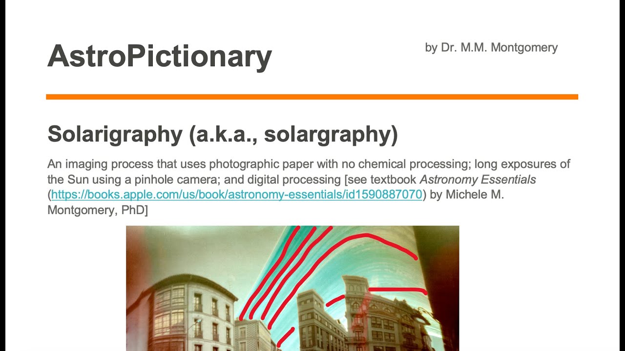 solarigraphy (a.k.a., solargraphy) - YouTube