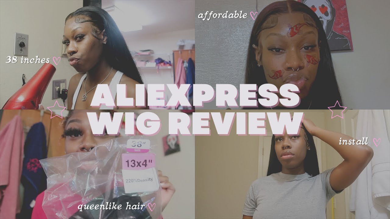 38 INCH ALIEXPRESS WIG REVIEW ♡ | ft Queenlike Hair - YouTube