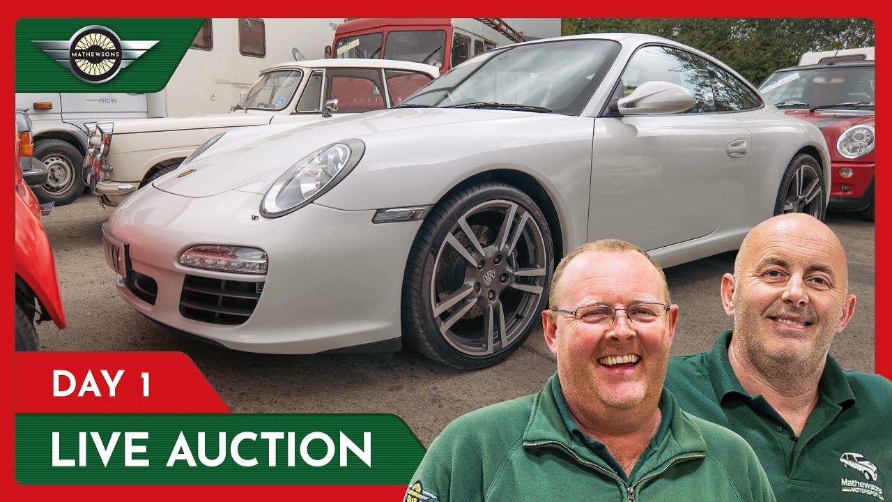 LIVE CLASSIC CAR AUCTION | 900 Lots! | Mathewsons September Auction Day ...
