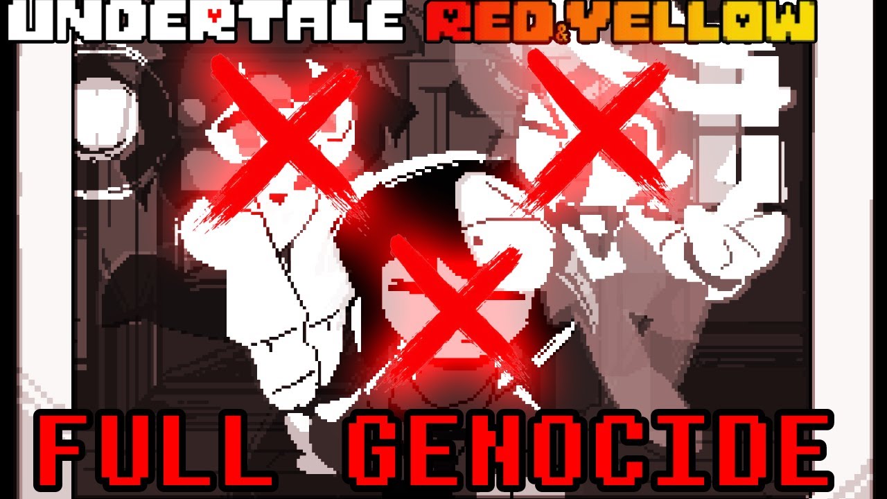 UNDERTALE RED & YELLOW (Full Genocide Route Walktrought) - YouTube