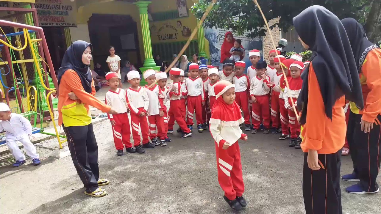Permainan tradisional lompat tali - YouTube