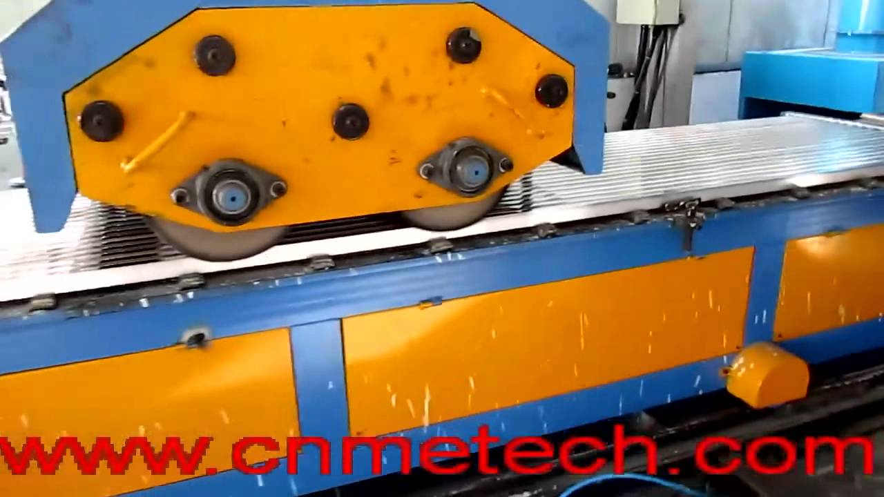Aluminum Profile or extrusion Polishing Machine - YouTube