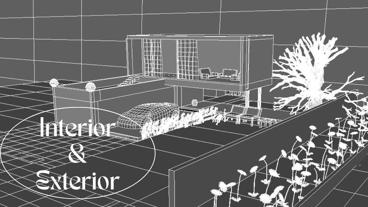 INTERIOR and EXTERIOR || AUTODESK MAYA || 3D - YouTube