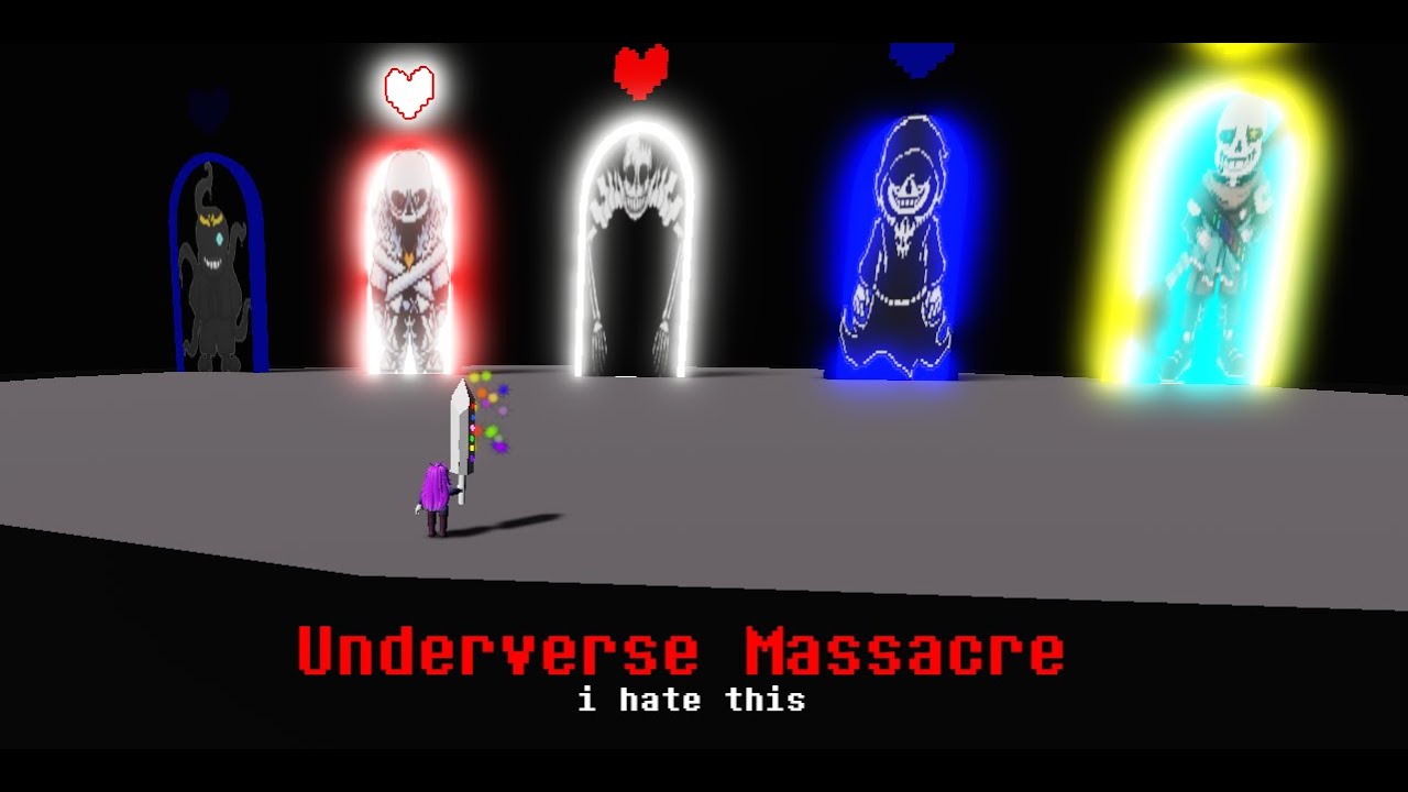 Sans Multiverse: Remastered - Underverse Massacre - YouTube