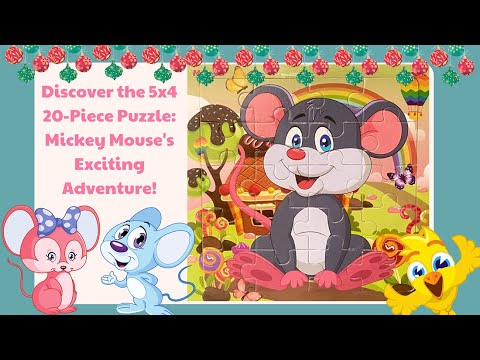 Discover The 5x4 20 Piece Puzzle Mickey Mouse's Exciting Adventure ...