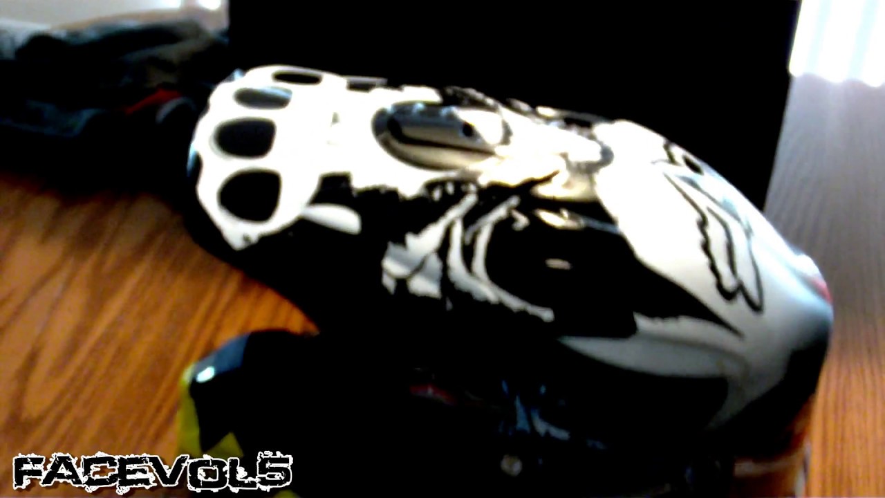 Fox Racing V2 Pilot MX Helmet Unboxing 1080p - YouTube