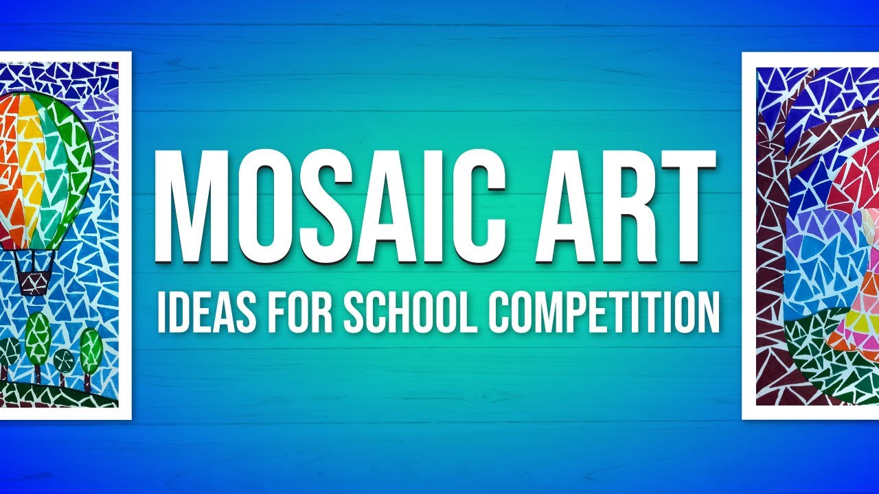 mosaic art | mosaic art for school competition | mosaic art for kids ...