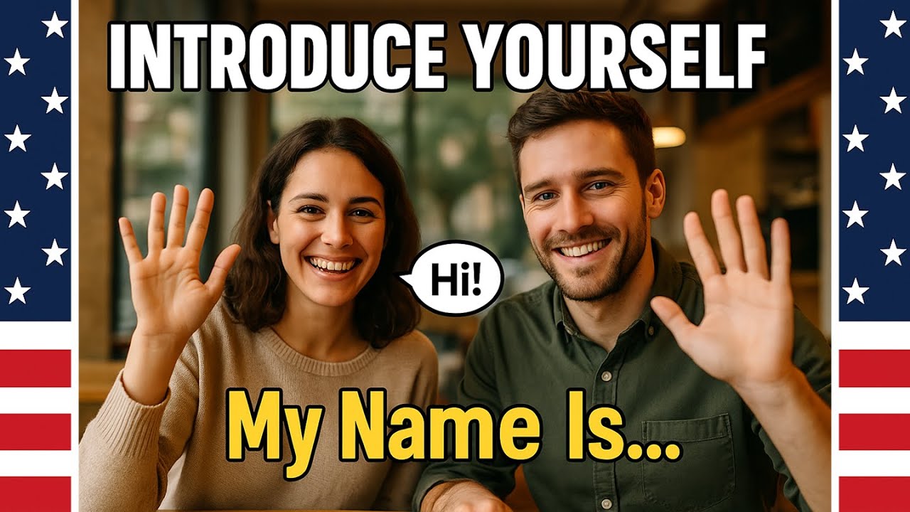 Easy English Conversation for Beginners: Introducing Yourself - YouTube
