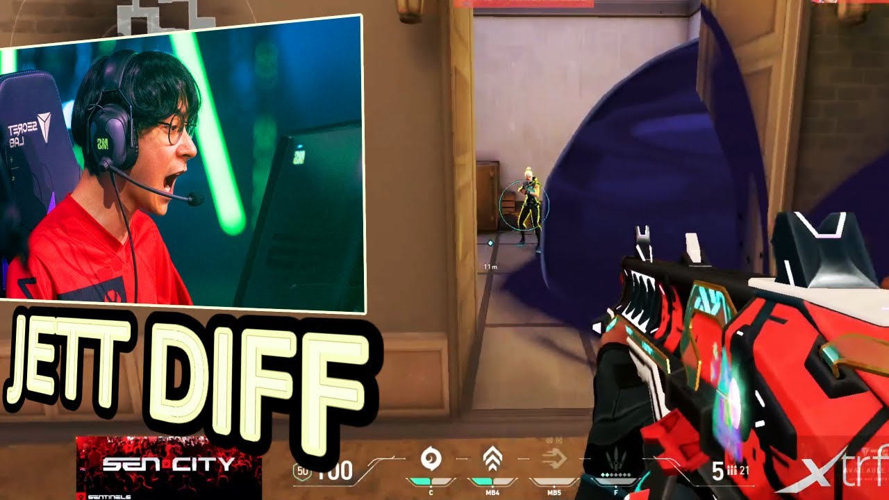 TenZ Show Jett Ninja In Ranked With Map ASCENT - VALORANT MOMENTS - YouTube