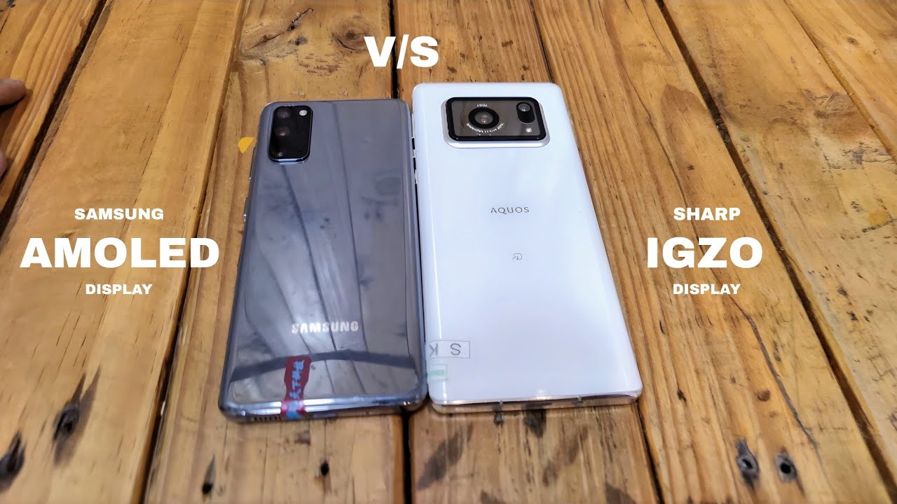 Sharp IGZO Display vs Samsung AMOLED Display - YouTube