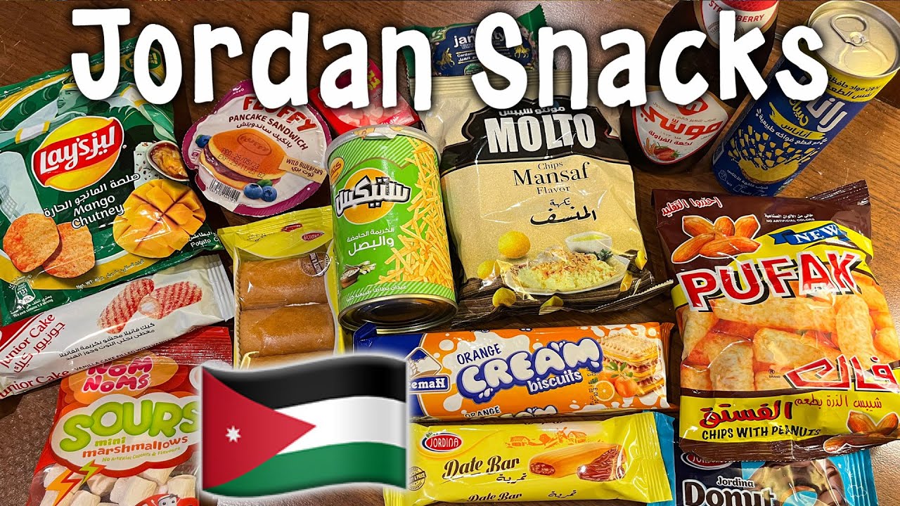 🇯🇴 Jordan Snack Haul | Trying 15 Different Snacks! - YouTube