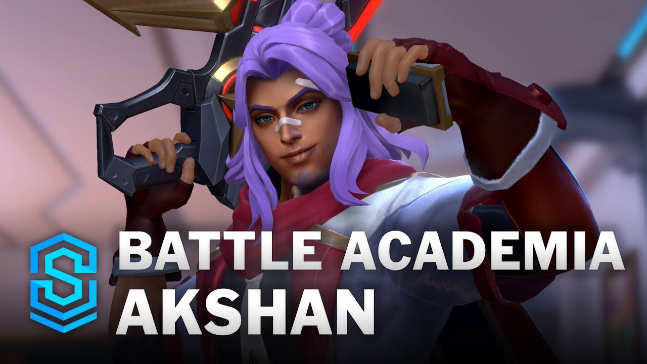 Battle Academia Akshan Wild Rift Skin Spotlight Youtube