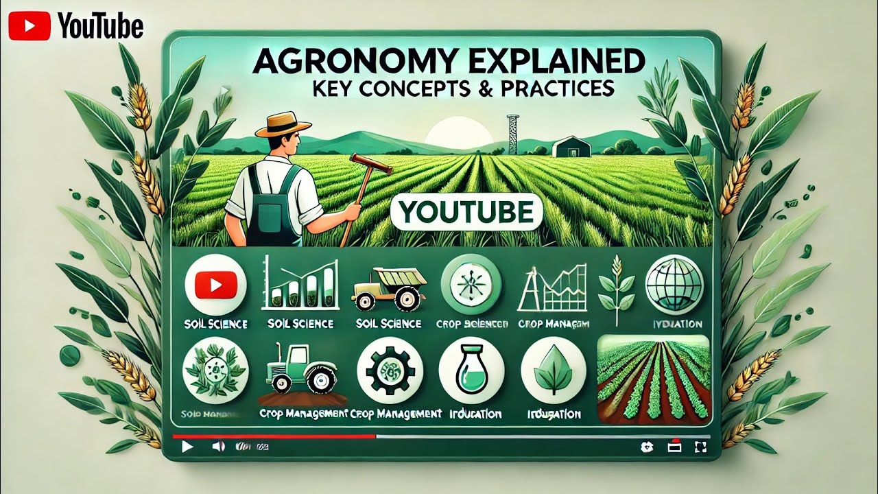 All you need to know about basic Agronomy| Agronomy concepts details. - YouTube