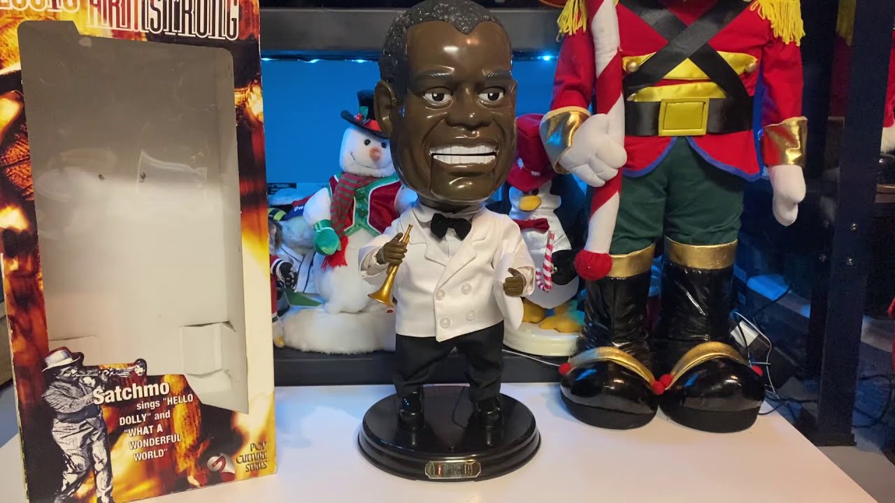Gemmy Animated Louis Armstrong - YouTube