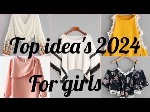 New Trendy Girls Tops Designs 2024| Summer Spring Collection |Latest ...