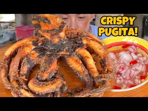 Crispy Pugita (Octopus) Mukbang Asmr | Filipino Food Mukbang ...