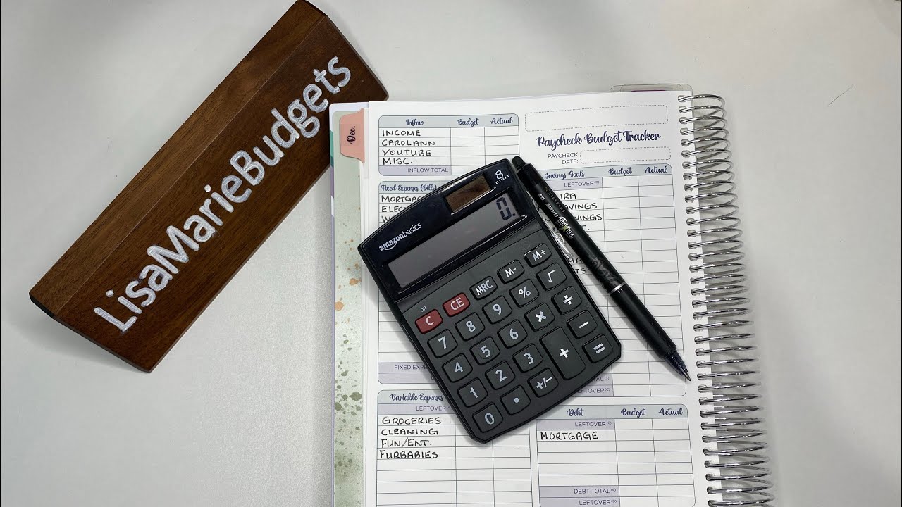 December 2024 Monthly Budget | TBM Budget By Paycheck Workbook #tbmbbp ...