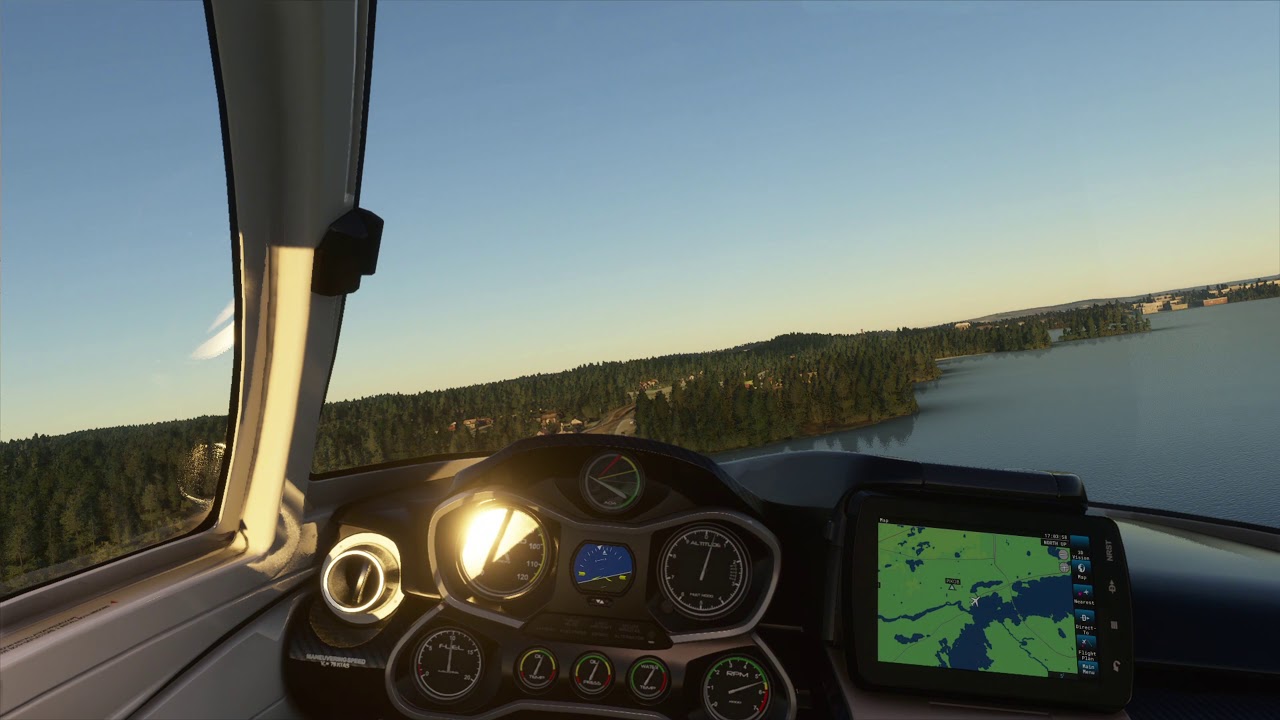 Icon A5 aircraft landing highway and crash Microsoft Flight Simulator ...