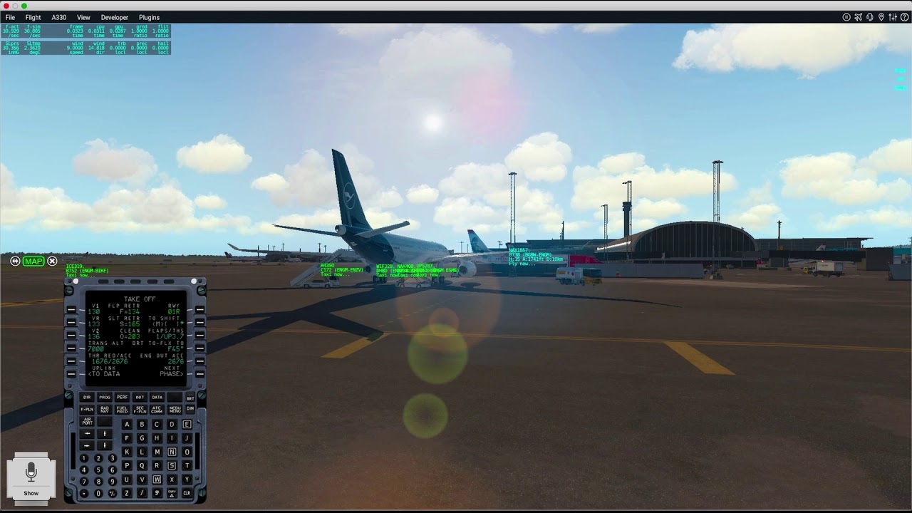 A330 interactive co-pilot test - YouTube