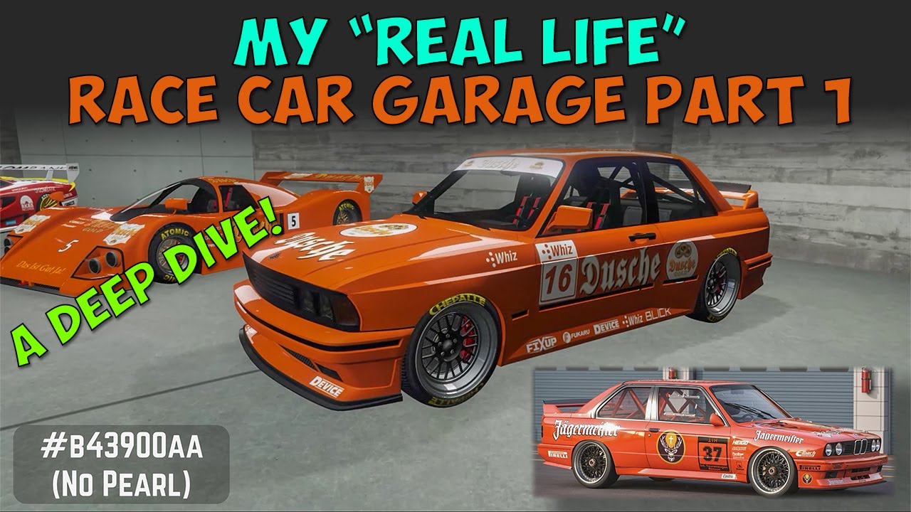 My Ultimate Race Car Garage Tour Part 1 - a "Deep Dive" Into Every IRL ...