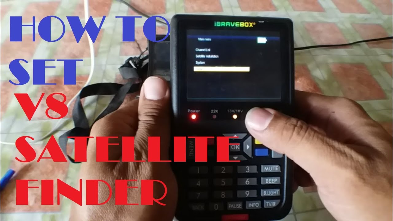 HOW TO SET V8 FINDER | V8 FINDER SETTING | PAANO ANG TAMANG SETTING NG ...