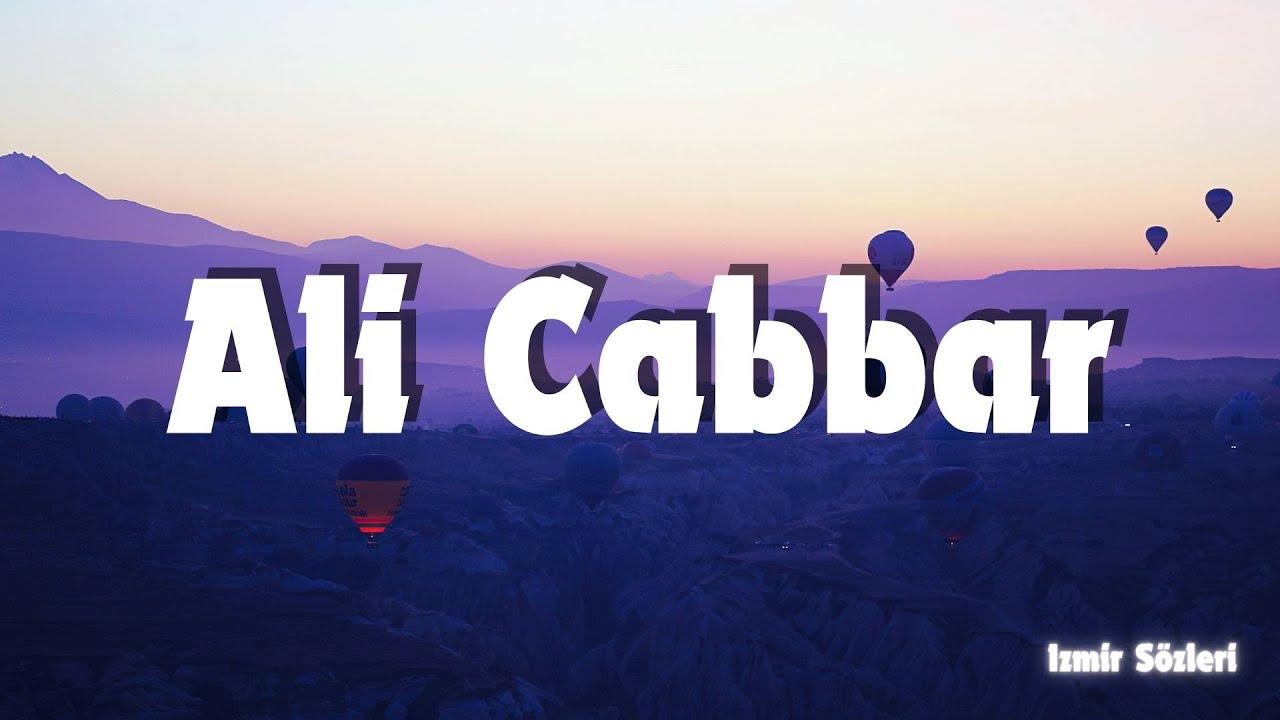 Emir Can İğrek - Ali Cabbar (Sözleri/Lyrics) Şarkı Sözleri 🎶 - YouTube