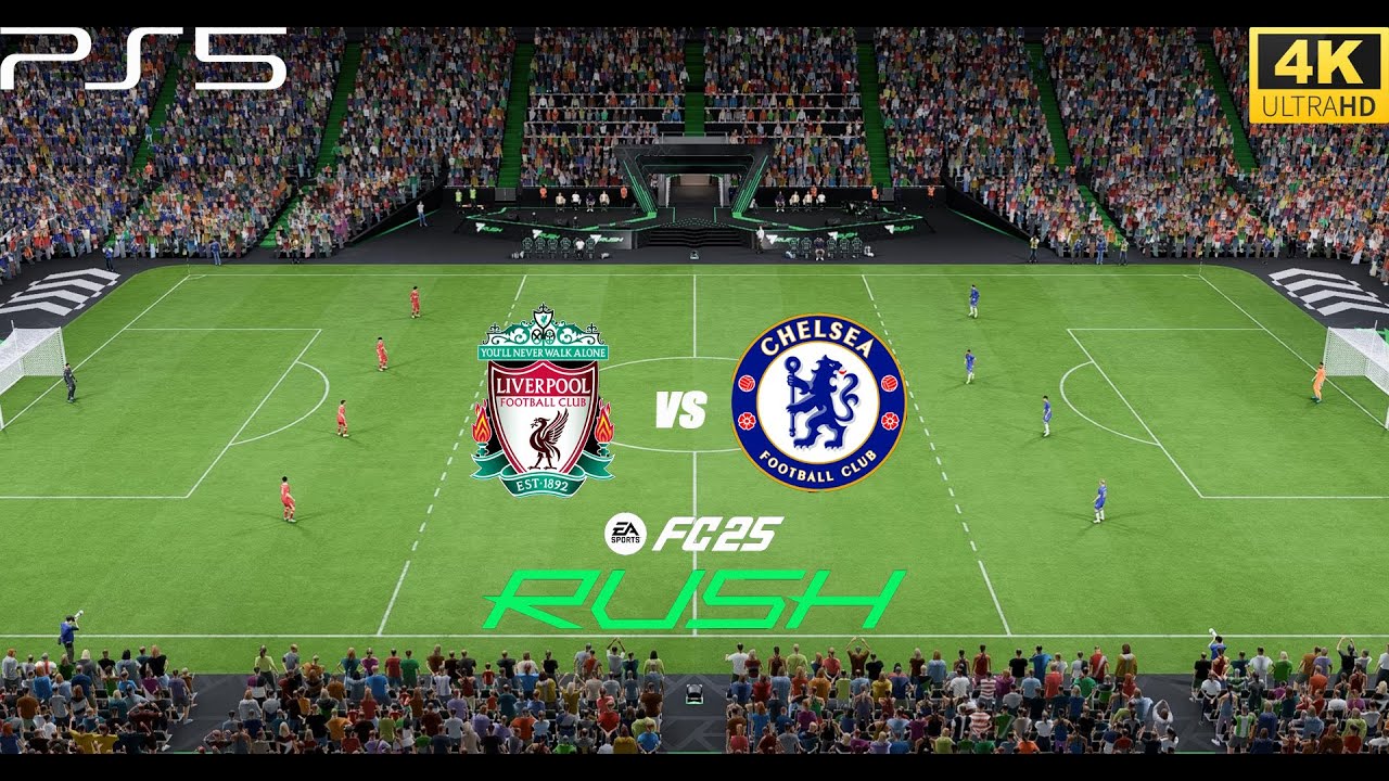 FC25 - RUSH MODE - LIVERPOOL VS CHELSEA - PS5 ( 4K60FPS ) - YouTube