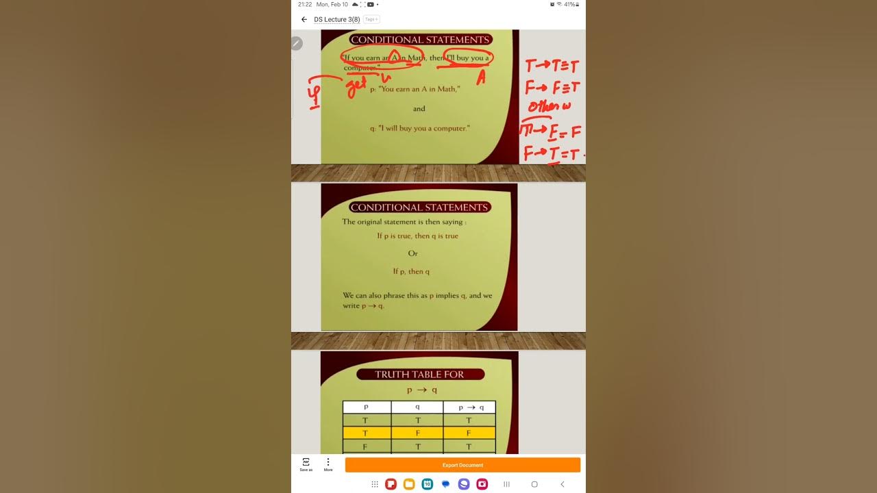 ĹEC03(P-1)||DISCRETE STRUCTURE ||UET MARDAN ||CONDITIONAL STATEMENT AND SIMPLIFICATION. - YouTube