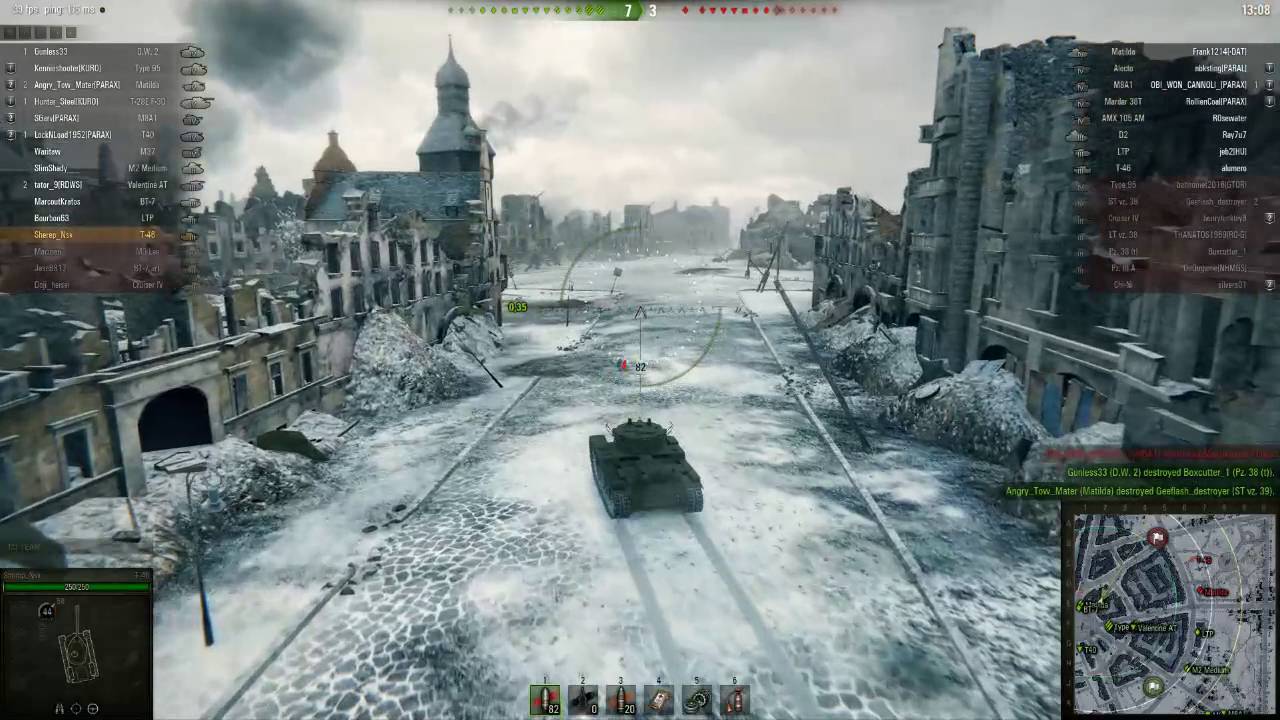 World of Tanks WOT Winterberg - YouTube