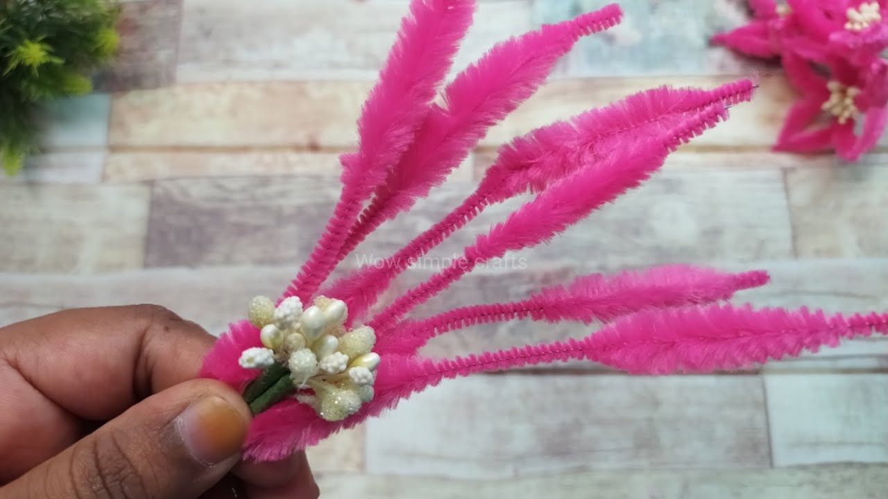 DIY Easy Handmade flower |How to make beautiful flower from pipe ...