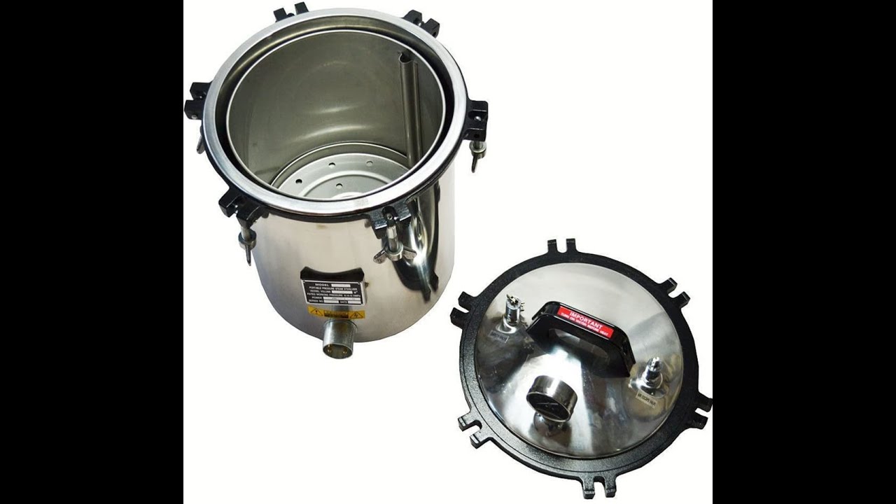 OLizee Electric Heated 4 7 Gallon18L Autoclave Steam Sterilizer ...