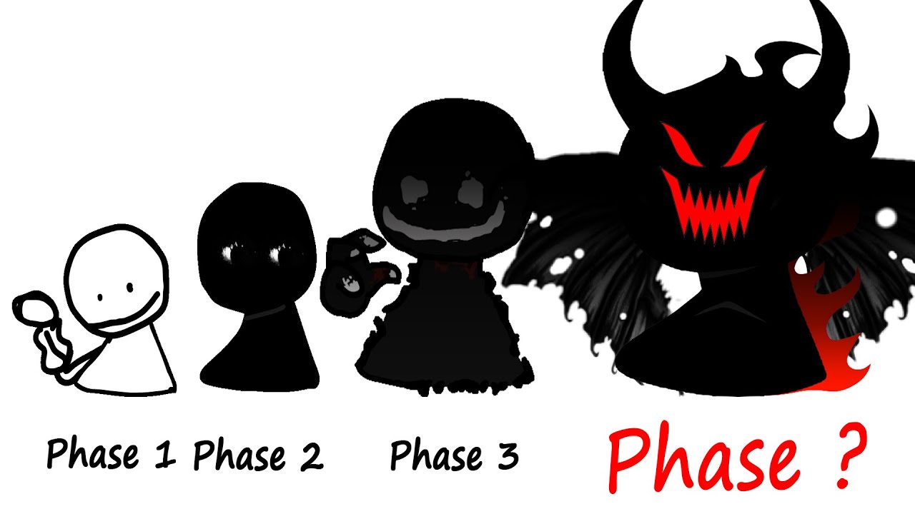 FNF Comparison - All Phases Battle Bob Friday Night Funkin' Animation ...