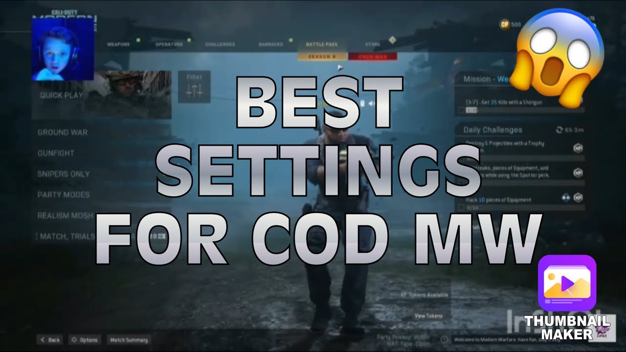 BEST KEYBOARD AND MOUSE SETTINGS| Cod MW - YouTube