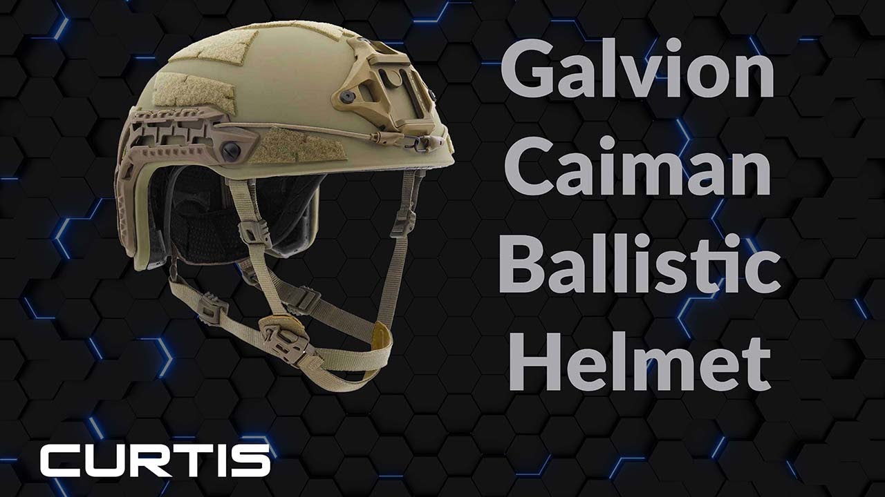 Galvion Caiman Ballistic Helmet - YouTube