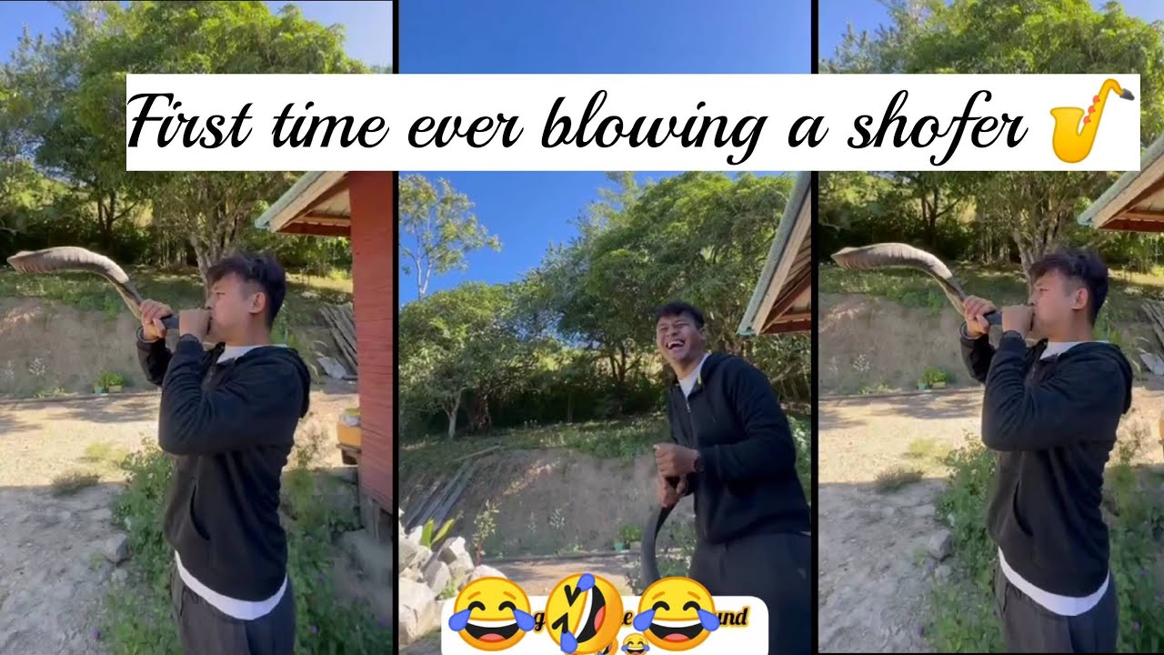 My first time blowing a shofer 🎷 - YouTube