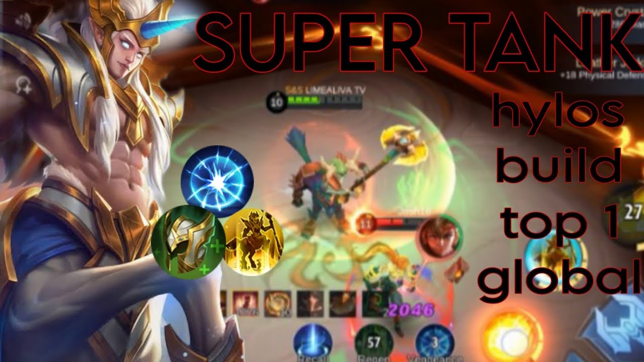 Super Tank!! hylos update new emblem and battle spell set #mlbb #hylos ...