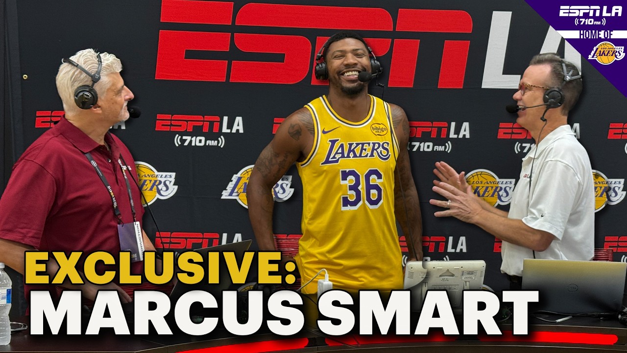 Marcus Smart On The Differences Between Boston And LA! Facing The Best ...