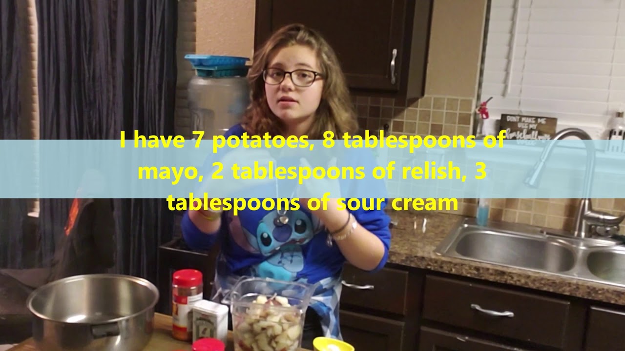 Mikaila's ASL Cooking Show - Tater Salad Recipe - YouTube